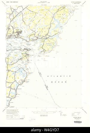 Kittery, Maine, map 1944, 1:24000, United States of America by Timeless ...