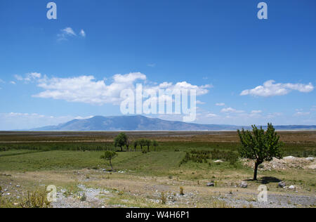 Aerial view of Acigol Lake, Denizli Turkey Stock Photo - Alamy