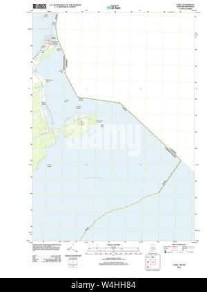 Maine USGS Historical Map Lubec 806870 1952 24000 Inversion Restoration ...
