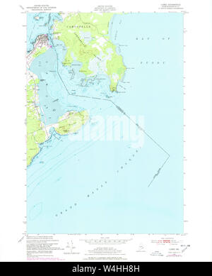 Maine USGS Historical Map Lubec 20110825 TM Restoration Stock Photo - Alamy