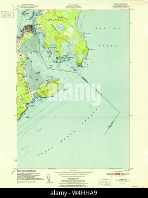 Maine USGS Historical Map Lubec 20110825 TM Restoration Stock Photo - Alamy