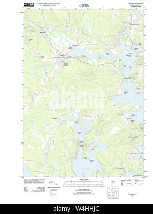 Maine USGS Historical Map Machias 806873 1949 24000 Restoration Stock ...