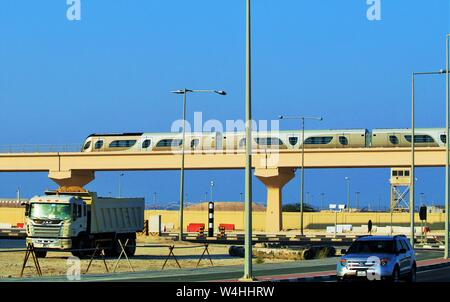 Doha metro under Qatar Rail Project, is one of the fastest driverless ...