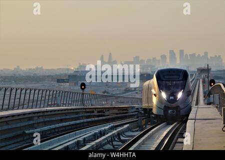 Doha metro under Qatar Rail Project, is one of the fastest driverless ...