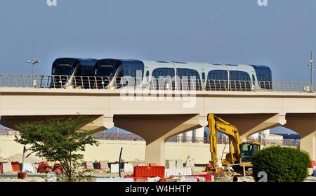 Doha metro under Qatar Rail Project, is one of the fastest driverless ...