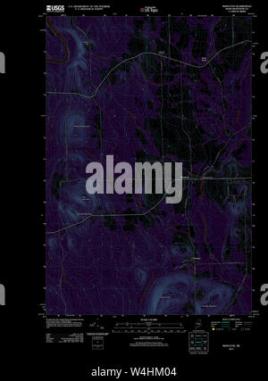 Maine USGS Historical Map Mapleton 102723 1984 24000 Inversion ...