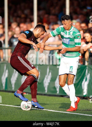 The New Saints' Dean Ebbe during UEFA Europa League third qualifying ...