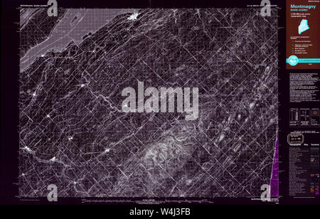 Maine USGS Historical Map Montmagny 808097 1993 100000 Restoration ...