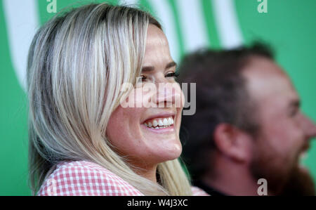 Wendy Lowry, wife of Shane Lowry during the opening ceremony for the ...