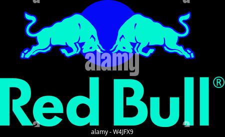 Logo, Red Bull, beverage brand, Germany Stock Photo - Alamy