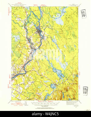 Maine USGS Historical Map Orono 460722 1955 62500 Restoration Stock ...
