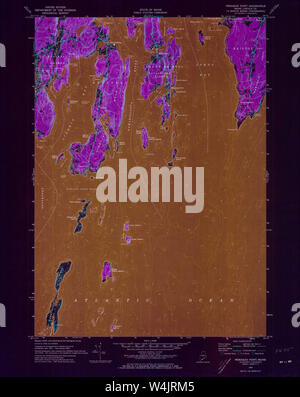 Maine USGS Historical Map Pemaquid Point 460733 1969 24000 Inversion ...