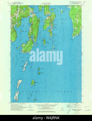 Maine USGS Historical Map Pemaquid Point 460733 1969 24000 Inversion ...