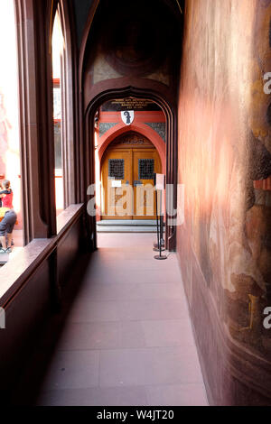 The Basel Town Hall is a 500-year-old building dominating the ...