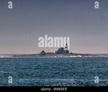 Egg Rock Lighthouse, Bar Harbor, Maine, USA Stock Photo - Alamy