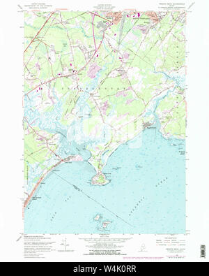 Maine USGS Historical Map Prouts Neck 20110825 TM Restoration Stock ...