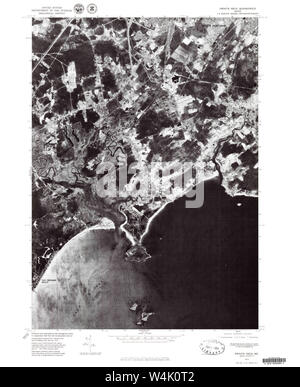 Maine USGS Historical Map Prouts Neck 460786 1975 24000 Inversion ...