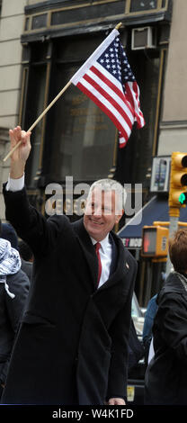 Bill de Blasio attends the premiere of "The Whale" at Alice Tully Hall ...