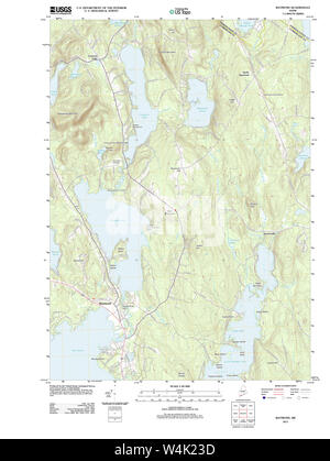 Maine USGS Historical Map Raymond 102910 1981 24000 Restoration Stock ...