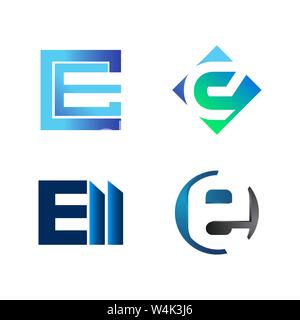 Glowing Logo Design for Modern Technology, Digital Innovation and ...