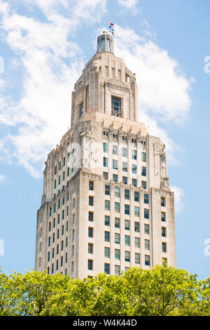 Louisiana State Capital Building in Baton Rouge Louisiana, USA Stock ...