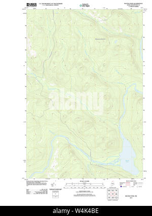 Maine USGS Historical Map Round Pond 20110910 TM Inversion Restoration ...
