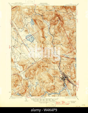 Rumford, Maine, map 1930, 1:62500, United States of America by Timeless ...