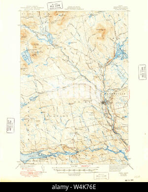 Maine USGS Historical Map Sebec Lake 460858 1950 62500 Restoration ...
