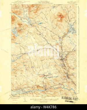 Maine USGS Historical Map Sebec Lake East 460861 1988 24000 Restoration ...