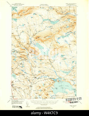 Sebec Lake, Maine, map 1950, 1:62500, United States of America by ...