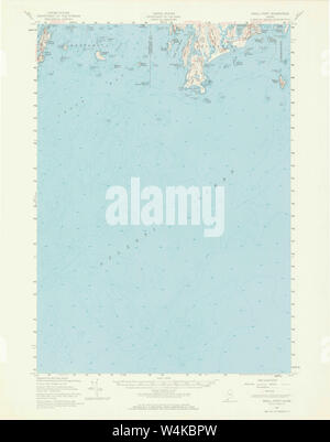 Maine USGS Historical Map Small Point 460887 1957 24000 Restoration ...