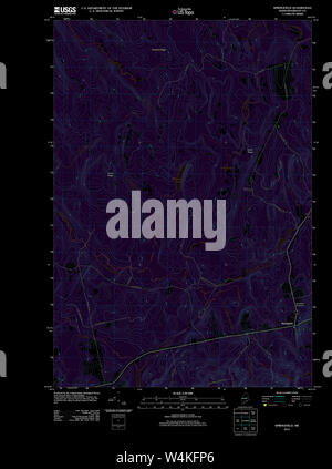 Maine USGS Historical Map Springfield NW 807193 1975 24000 Restoration ...