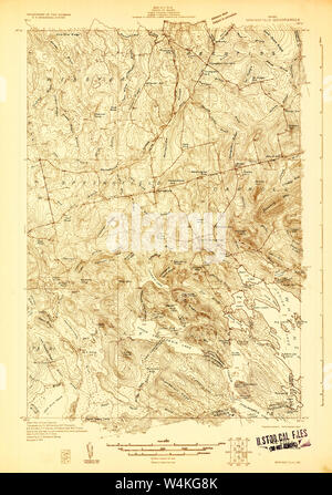 Maine USGS Historical Map Springfield NW 807193 1975 24000 Inversion ...