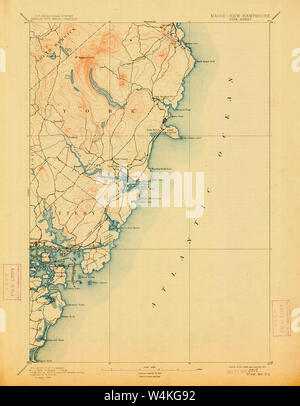 Maine USGS Historical Map Springfield NW 807193 1975 24000 Restoration ...