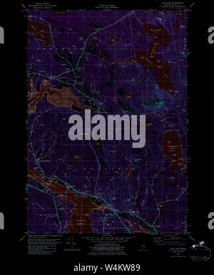 Maine USGS Historical Map Sullivan 460944 1982 24000 Restoration Stock ...