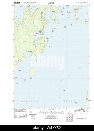 Maine USGS Historical Map Tenants Harbor 460952 1906 62500 Restoration ...