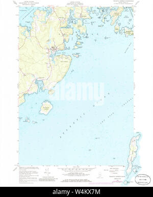 Maine USGS Historical Map Tenants Harbor 807223 1955 24000 Restoration ...