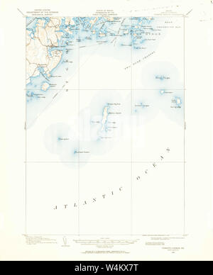Maine USGS Historical Map Tenants Harbor 20110829 TM Restoration Stock ...
