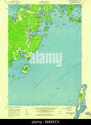 Maine USGS Historical Map Tenants Harbor 807223 1955 24000 Restoration ...