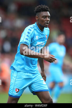 Cheltenham Town's Rohan Ince during the pre-season friendly match at ...