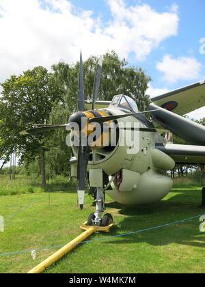 Fairey Gannet at the Yorkshire Air Museum, Elvington Stock Photo - Alamy