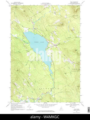 Maine USGS Historical Map Weld 461017 1968 24000 Restoration Stock ...