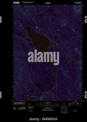 Maine USGS Historical Map Weld 20110829 TM Restoration Stock Photo - Alamy