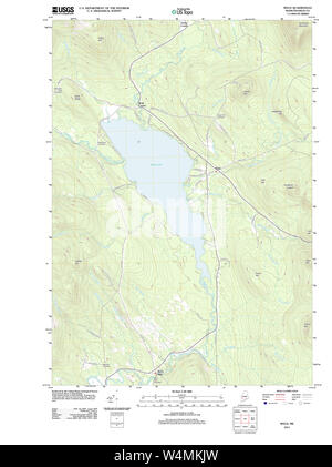 Maine USGS Historical Map Weld 20110829 TM Inversion Restoration Stock ...