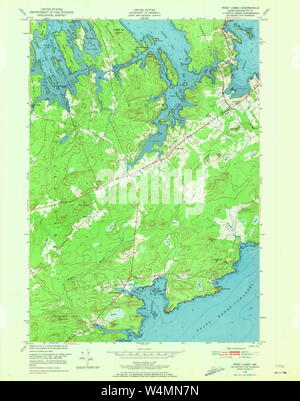 Lubec, Maine, map 1949, 1:24000, United States of America by Timeless ...