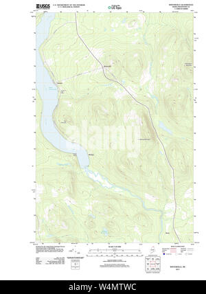 Maine USGS Historical Map Winterville NW 807318 1975 24000 Restoration ...