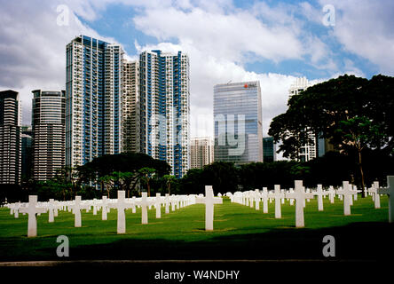 Manila American Military War Cemetery and Memorial in Bonifacio Global ...