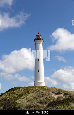Famous Lyngvig Lighthouse in Denmark Stock Photo - Alamy