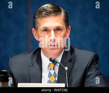 U.S. Senator Martin Heinrich (D-NM) speaking at a hearing held by ...