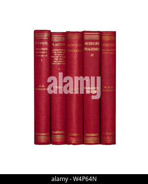 BOOK IMAGE: Hardbound, copies of ancient Latin and Greek authors ...